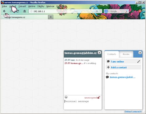 converse js xmpp jabber client raspberry pi blog