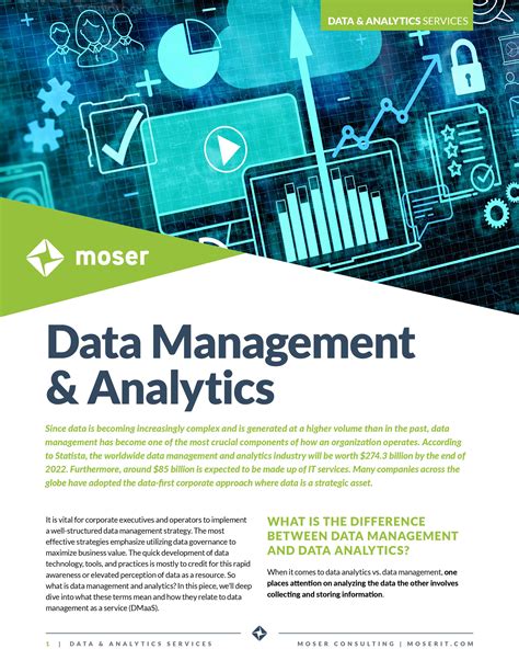 Data Management As It Relates To Analytics — Moser Consulting
