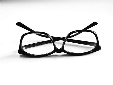 Black Eye Glasses With Shadow Stock Image Image Of Eyeglasses Glasses 121051891