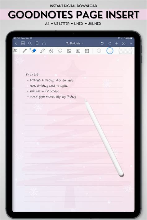 Christmas Printable Stationery Paper Set Pink Printable Lined Pink Letter Writing Paper Set