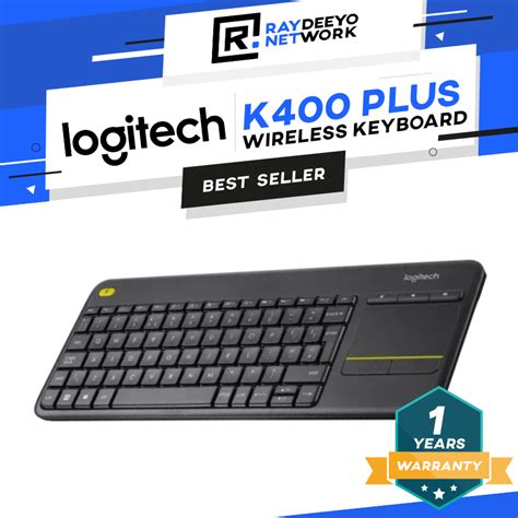 Logitech K Plus Wireless Keyboard With Touchpad Quiet Typing Media Control Keys Shopee