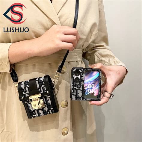Lushuo เคสโทรศัพท์มือถือหนัง Pu ฝาพับ ขนาดเล็ก สไตล์คลาสสิก สําหรับ