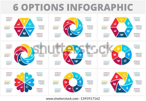 Vector Cycle Elements Infographic Template Cycle Stock Vector Royalty Free 1395917162