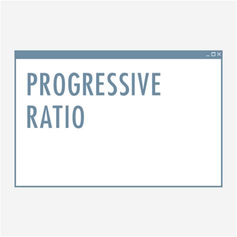 Progressive Ratio Protocol Med Associates Inc