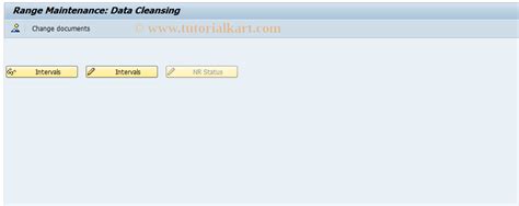 CLEAR NUM SAP Tcode Number Range Maintenance CLEAR
