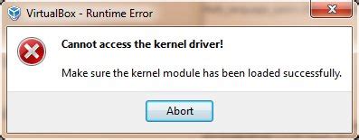 Cannot Access The Kernel Driver Error After Upgrading To VirtualBox 3 1 6 Kombitz