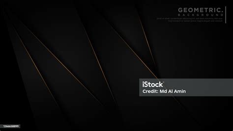 기하학적 다크 오버랩 배경 황금 빛 효과 기하학적 선 모양 벡터 일러스트레이션 추상적 현대 배경 금 금속에 대한 스톡 벡터 아트 및 기타 이미지 Istock