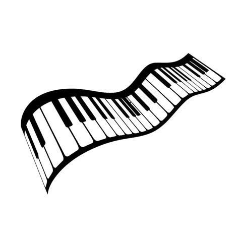16 8cm 11 6cm music sheet piano keys vinyl car styling stickers black silver s3 6212 in car
