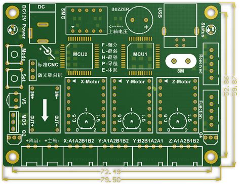 Usb Cnc Controller With 3 Axis Stepper Motor Driver For Diy Laser Engraver Cnc Uge