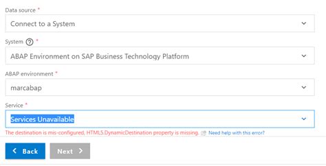 Sapui5 Sap Problem Connecting Bas To Cf For Odata Service Stack Overflow
