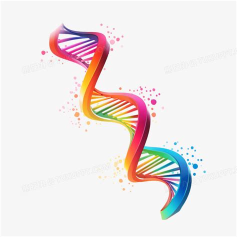手绘双螺旋dna序列免抠元素PNG图片素材下载 DNAPNG 熊猫办公