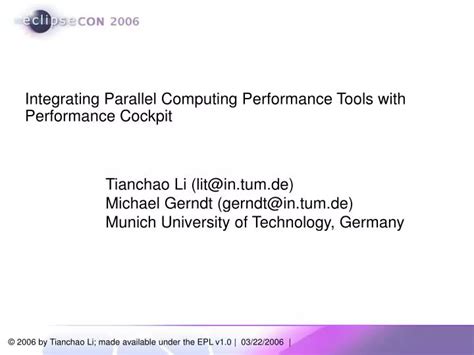 Ppt Integrating Parallel Computing Performance Tools With Performance