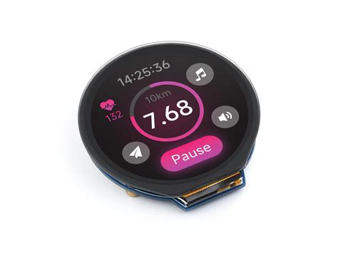 Waveshare 240 240 1 28inch Round LCD Display Module With Touch Panel IPS SPI And I2C