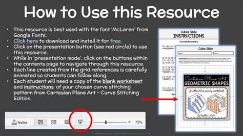Cartesian Plane Art Geometric Shapes Bundle By Griffin Education Enterprises
