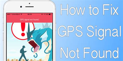 fix gps signal not found in pokemon go on iphone unlockboot