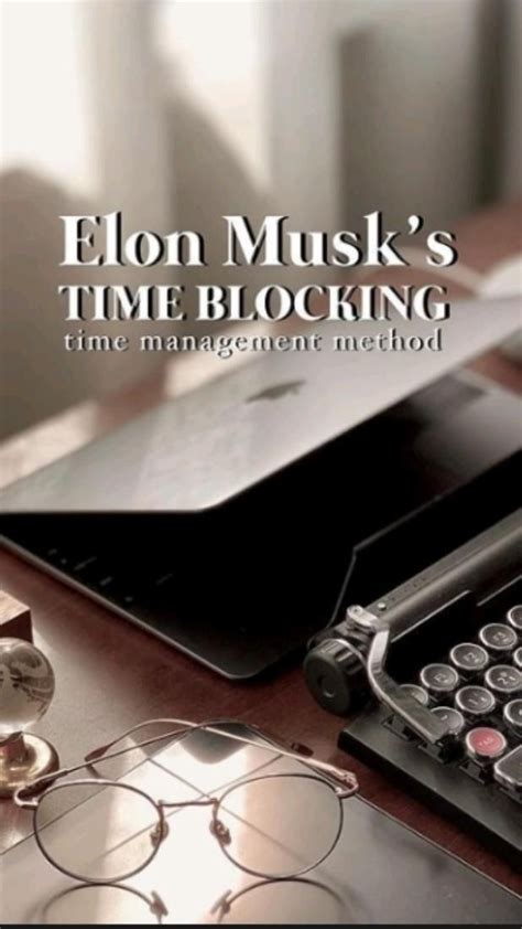 Elon Musk Time Blocking Template