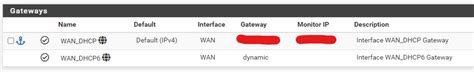 Dhcpv6 Missing Gateway Ip In Interface And For Monitoring Netgate Forum