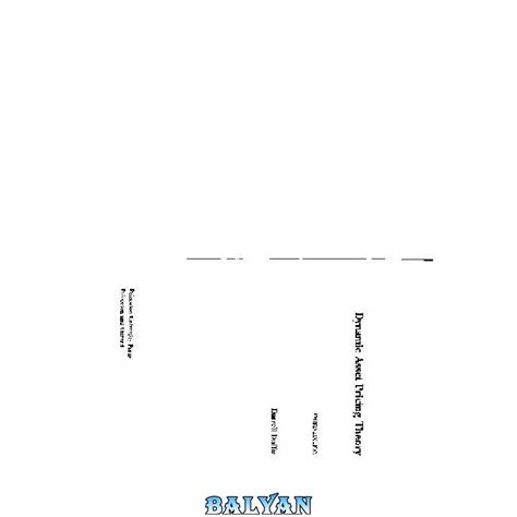 دانلود کتاب Dynamic Asset Pricing بلیان
