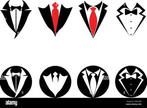 Tuxedo Logo And Symbol Icon Vector Stock Vector Image And Art Alamy