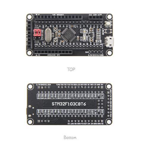 Stm32f103c8t6 Minimum System Development Board Lcd Wiki