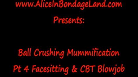 Facesitting And Blowjob Biting Pt 4 Ball Crushing Mummification Cbt