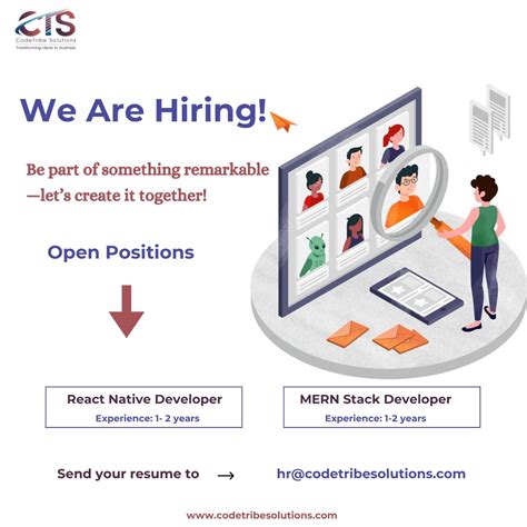 Excitingopportunitiesavailable Reactnativedeveloper Mernstackdeveloper Hiringnow