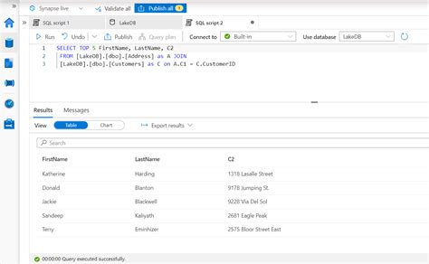Configuring Tables And Relationships In Azure Synapse Lake Database