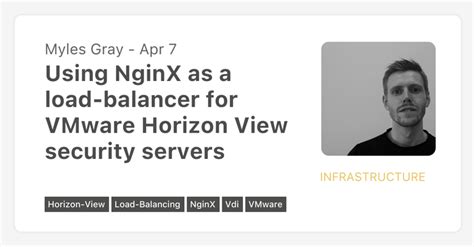 Using Nginx As A Load Balancer For Vmware Horizon View Security Servers Blah Cloud