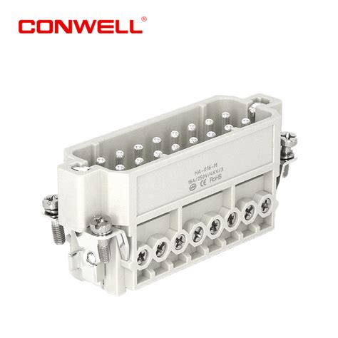 Ha Series Rectangular Heavy Duty Connector Insert 16 Pins Screw Terminal Connectors Connector