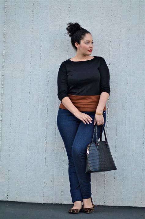 Colorblock And Print Plus Size Fashion Plus Size Fashionista Curvy Fashion