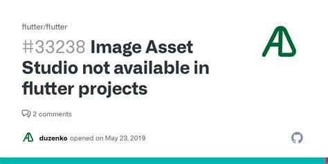 Image Asset Studio Not Available In Flutter Projects · Issue 33238