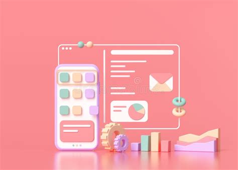 Web Development Application Design Coding And Programming On Laptop And Smartphone Concept