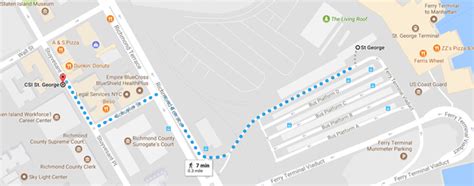 College Of Staten Island Campus Map Maps And Directions New Jersey