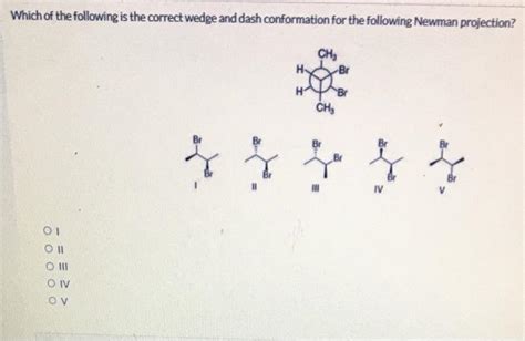 Solved Which Of The Following Is The Correct Wedge And Dash Chegg Com