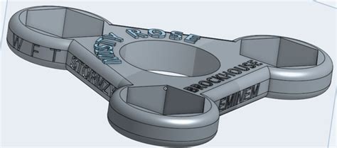 curved text around revolved body — onshape