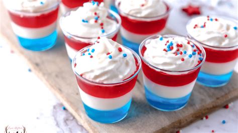 Red White Blue Patriotic Jello Shots Ever After In The Woods