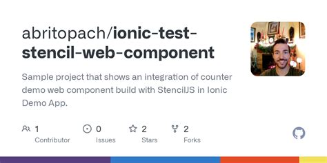 github abritopach ionic test stencil web component sample project that shows an integration
