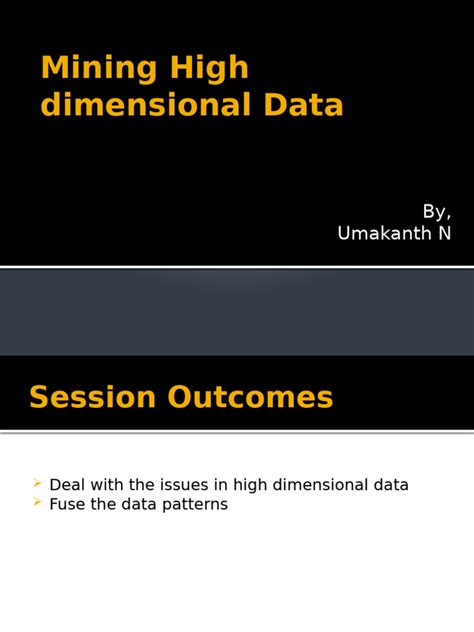 5mining High Dimensional Data Pdf Bioinformatics Mathematical