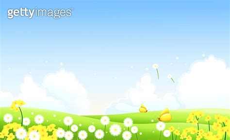 봄배경 일러스트 이미지 A11988418 게티이미지뱅크