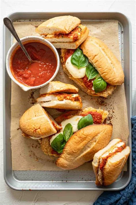 Chicken Parmesan Sandwich Recipe Thriving Home