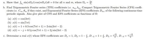 Solved Part B C And Plots Too Chegg Com