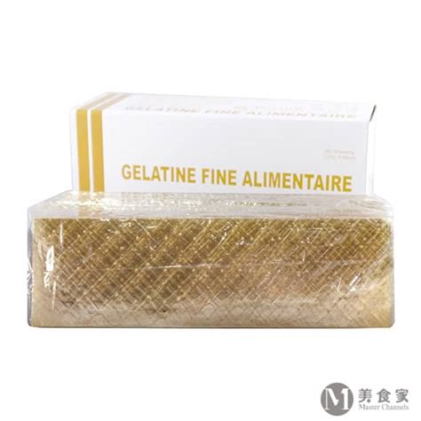 高級吉利丁片 商品介紹 美食家食材通路股份有限公司