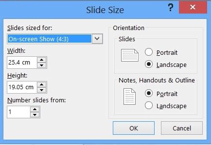 How To Change The PowerPoint Slide Orientation In Microsoft PowerPoint 2013 Developer Publish
