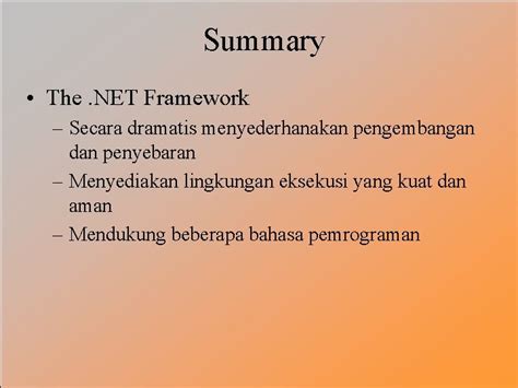 Pengenalan Net Framework Apa Itu Net Net Framework
