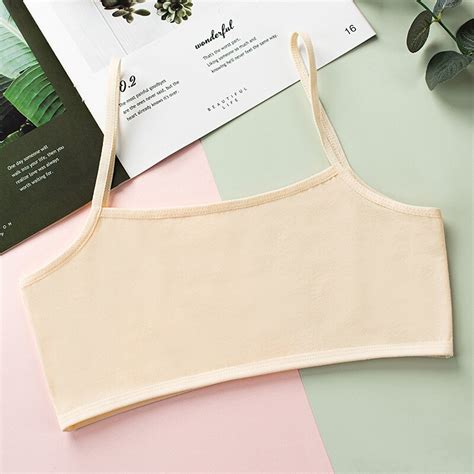 3pcs Cotton Camisole Single Layer Girly Vest Train Vicedeal