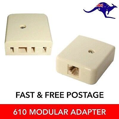 Telephone Adapter RJ Modular Socket To Australian Phone Socket Connector EBay