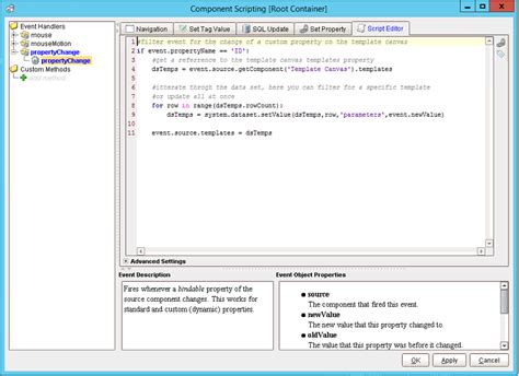 Variable To Template Canvas Parameter Ignition Inductive Automation