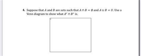 solved suppose that a and b ﻿are sets such that a∩b o ﻿and
