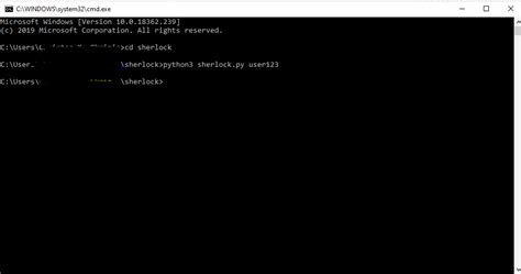 Python3 Sherlockpy User123 Doesnot Output Any Result · Issue 269