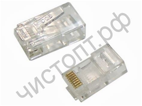 Коннектор Rj 45 для Utp кабеля Кат 5 8 Р 8 С 100